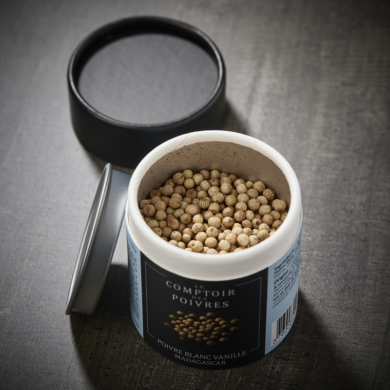 White pepper Vanilla white pepper - Le Comptoir des poivres