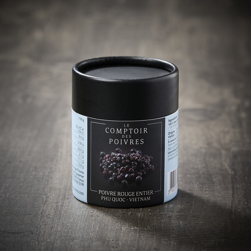 Poivre rouge Poivre rouge entier de Phu Quoc - Le Comptoir des poivres