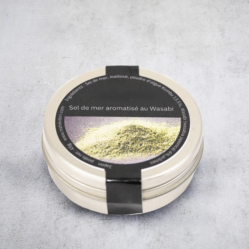 Wasabi flavored sea salt Salt - Le Comptoir des Poivres